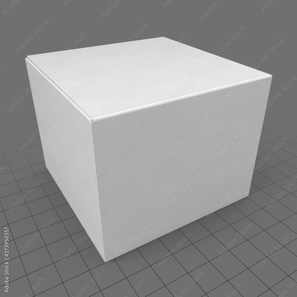 Cardboard food box 5 Stock 3D asset | Adobe Stock