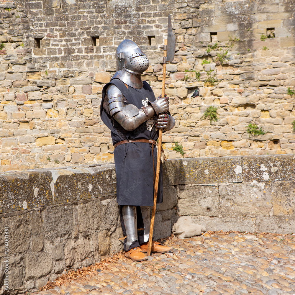 Homme d'arme moyen age Stock Photo | Adobe Stock