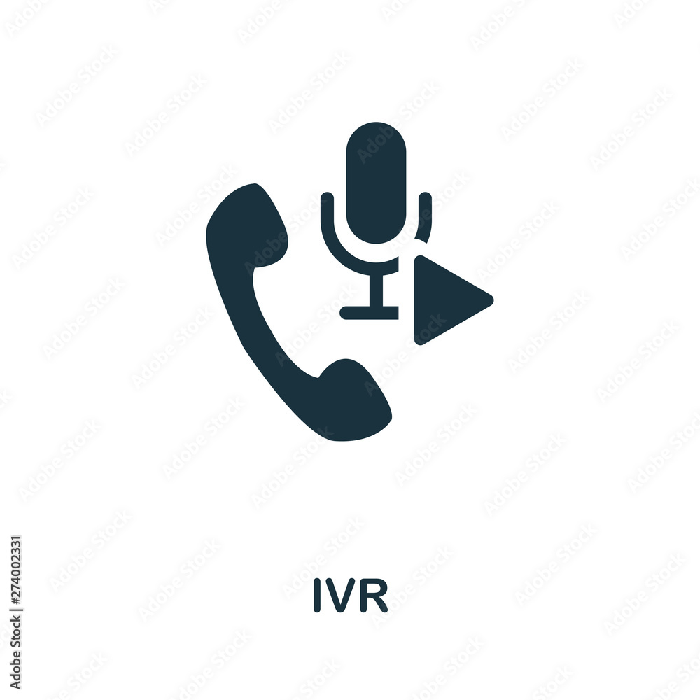 Ivr vector icon symbol. Creative sign from icons collection. Filled ... Ivr vector icon symbol. Creative sign from icons collection. Filled ...