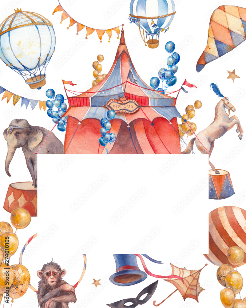 Vintage Circus Frame