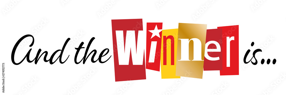 And the winner is... Stock Vector | Adobe Stock