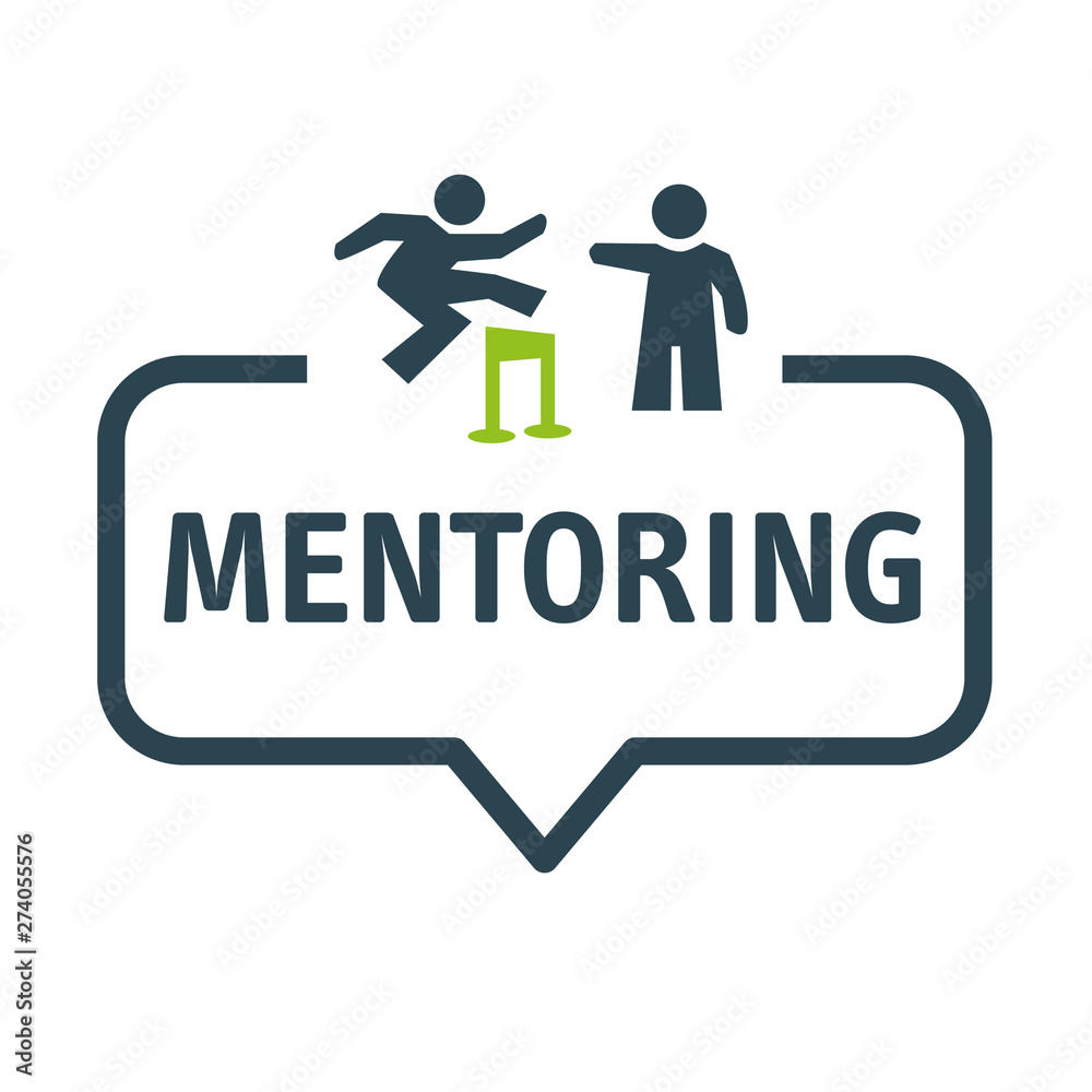 Speech bubble MENTORING Vector Illustration Stock Vector | Adobe Stock