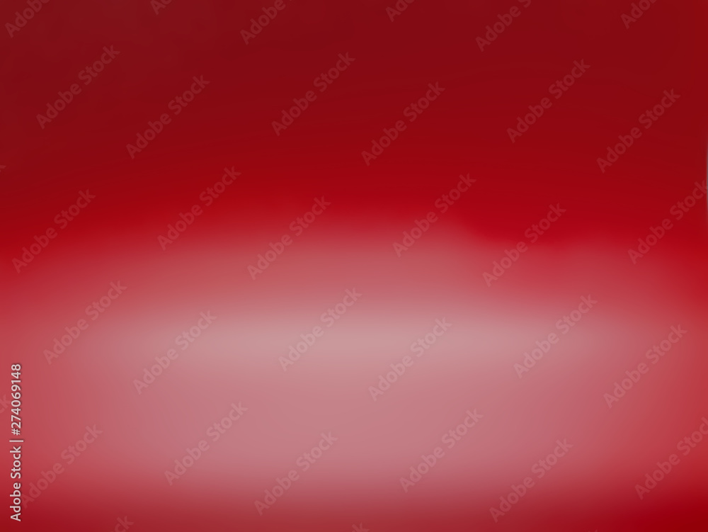 Red gradient light studio background used as display your products ...