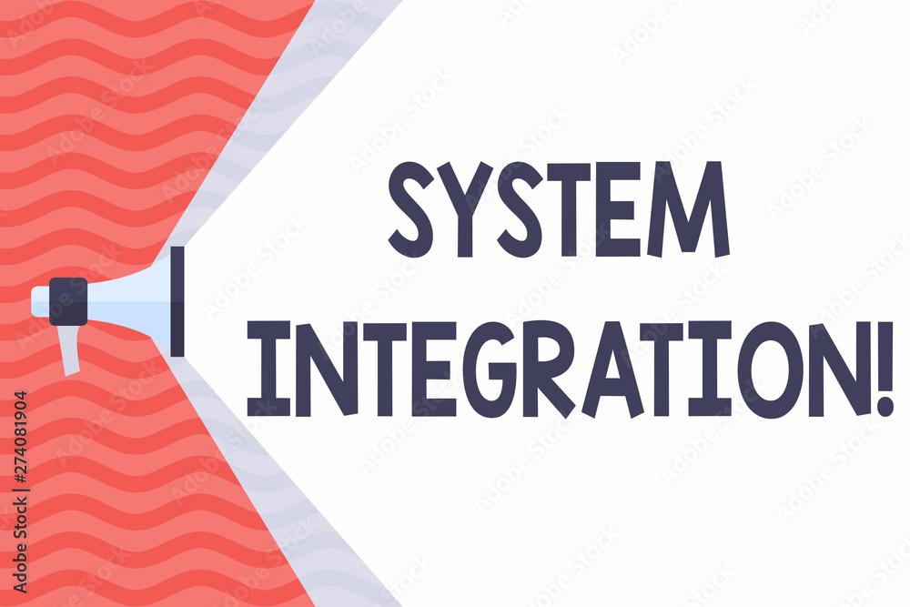 Handwriting text System Integration. Conceptual photo process of ...