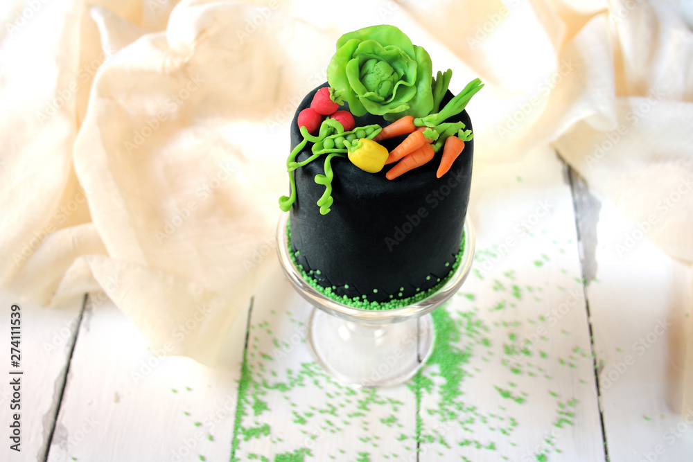 Vegetable Birthday Cake