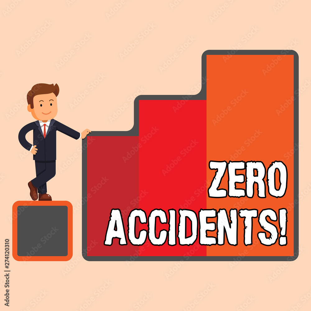 Handwriting text Zero Accidents. Conceptual photo important strategy ...