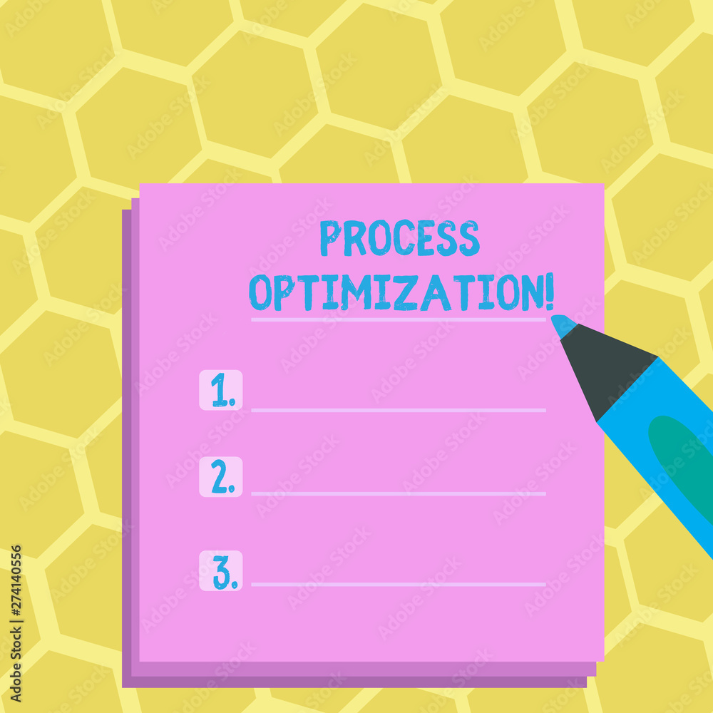 Word writing text Process Optimization. Business photo showcasing ...