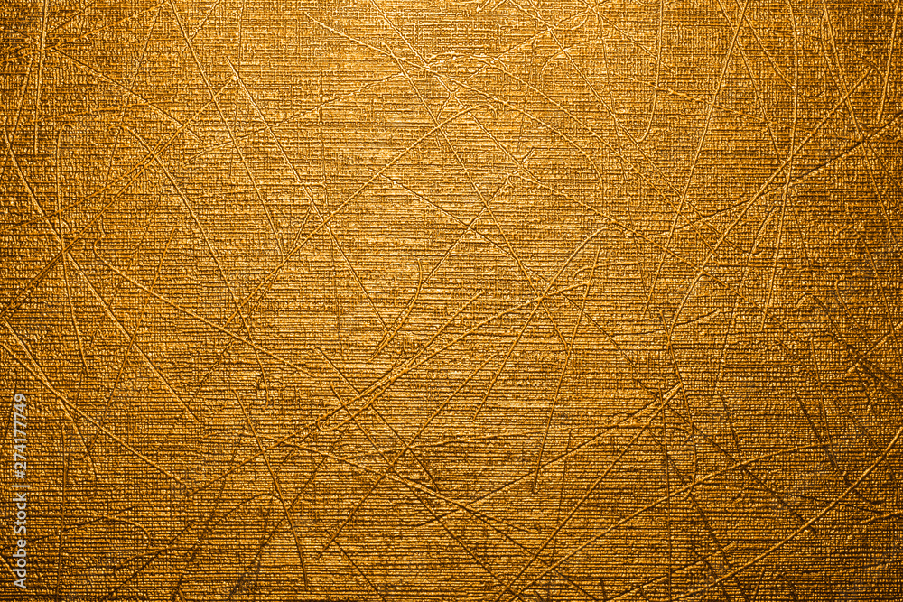 Gold background with scratches.Texture is gold. Stock Photo | Adobe Stock