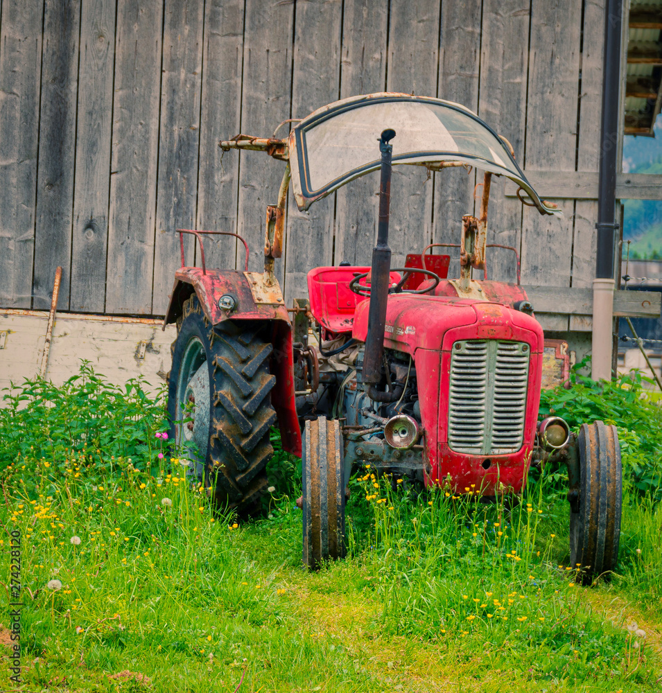 Traktor Stock Photo | Adobe Stock