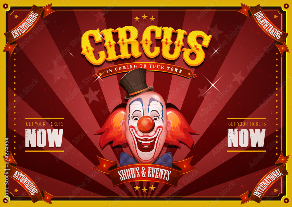 Vintage Zirkus Illustrationen