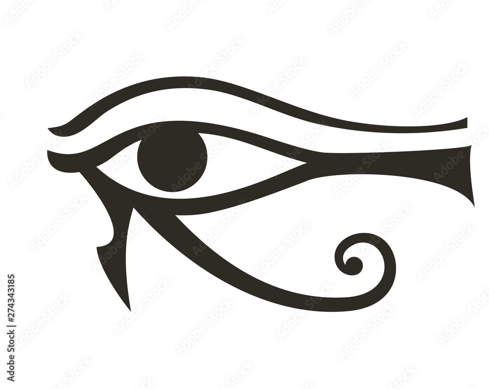egyptian eye illustration Stock Vector | Adobe Stock