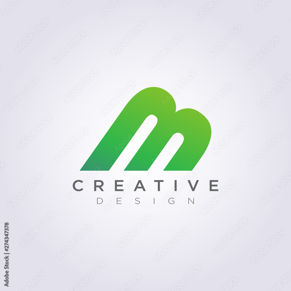Building Letter M Vector Illustration Design Clipart Symbol Logo ...
