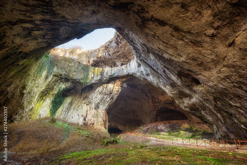 The magic cave / Magnificent view of the Devetaki cave, one of the ...
