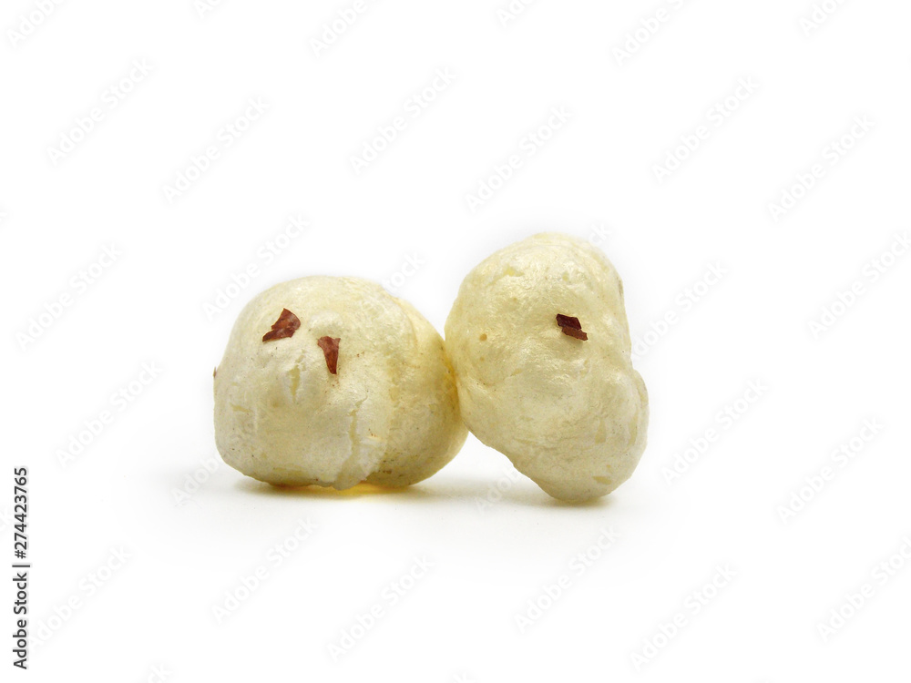 Fox Nuts also known as Makhana. Two Lotus seeds. Stock Photo | Adobe Stock