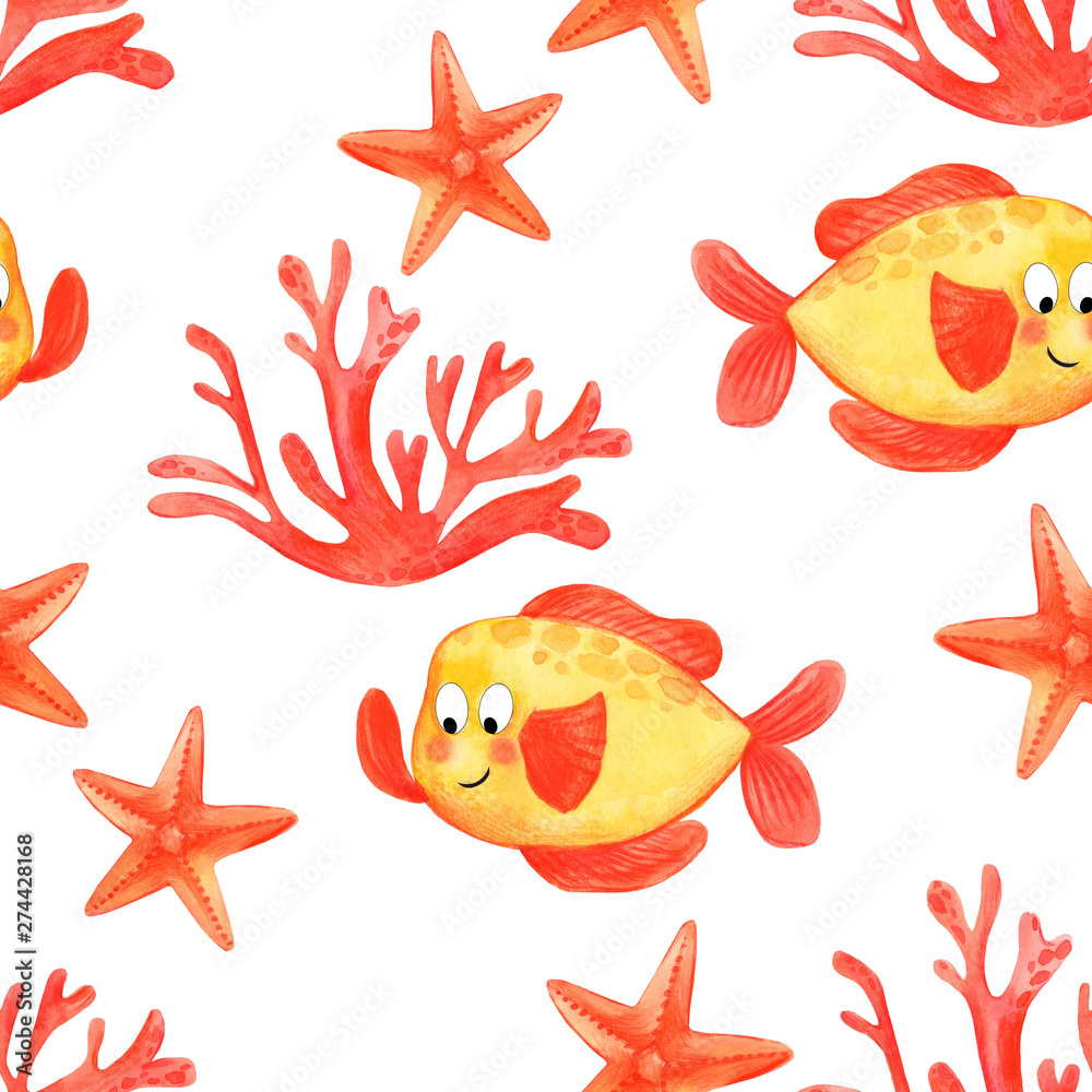 Coral Reef Fish Clipart Backgrounds