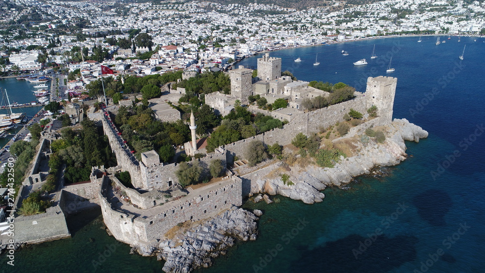 We viewed Bodrum Castle with drone from different angles.. Bodrum ...