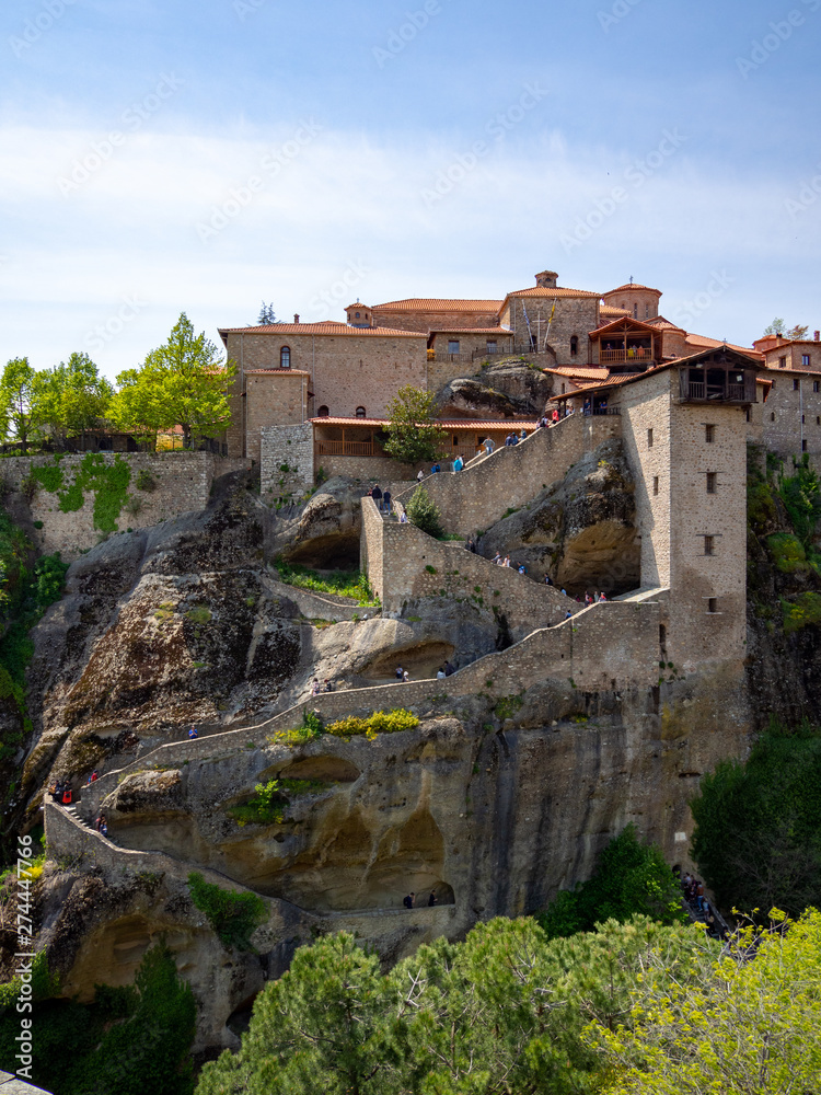 The Monastery of Great Meteoron is the largest monastery at Meteora ...