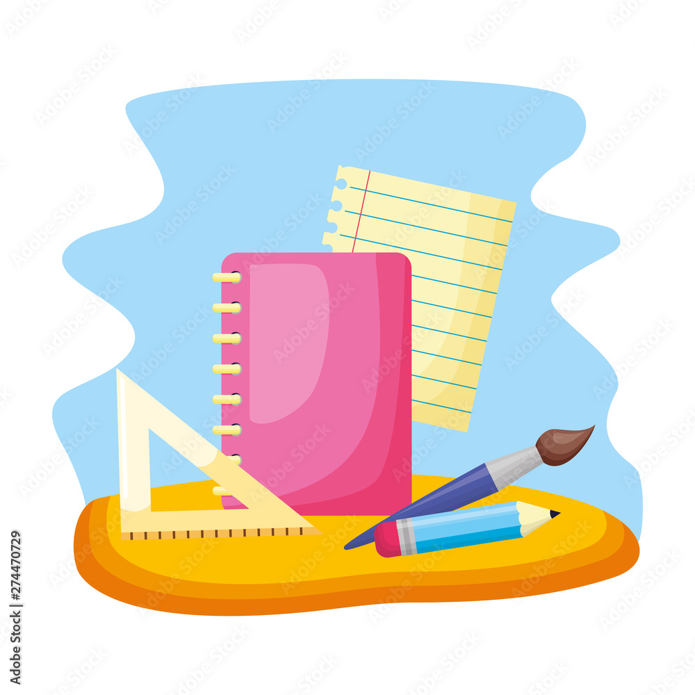 regreso a clases poster Stock Vector | Adobe Stock