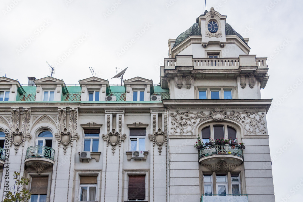 Beautiful building of Ruski car Tavern in the Knez Mihajlova street ...