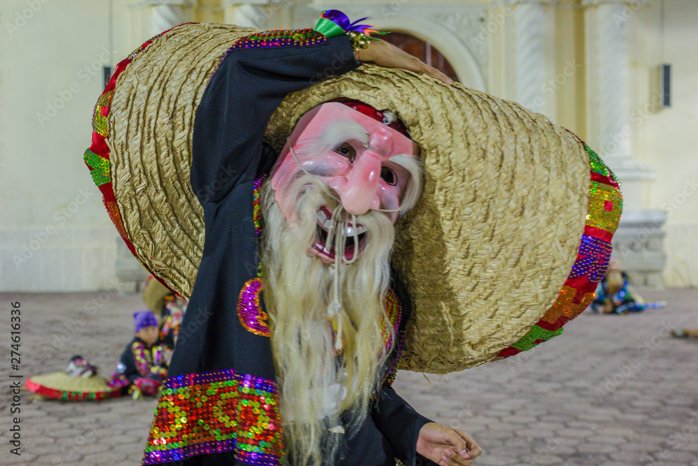 Tecuanes dance group, In this dance, the Chichimeca and Zapotec tribes ...