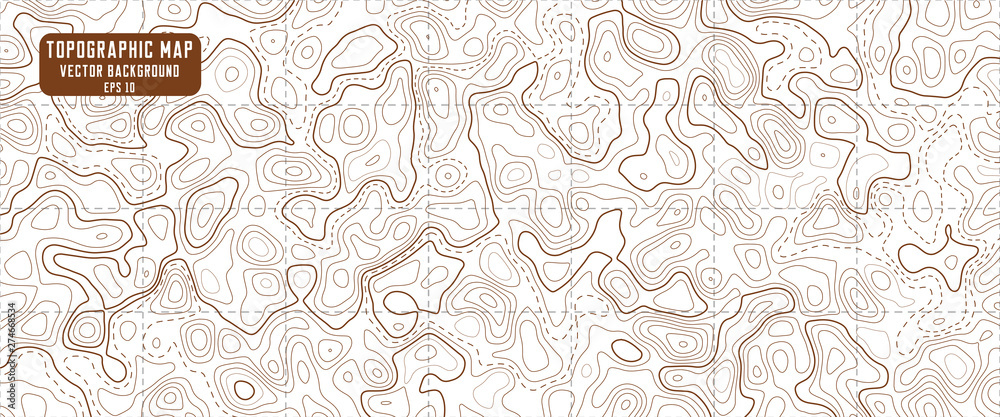 Topographic map. Vector design with lines and contours as background ...