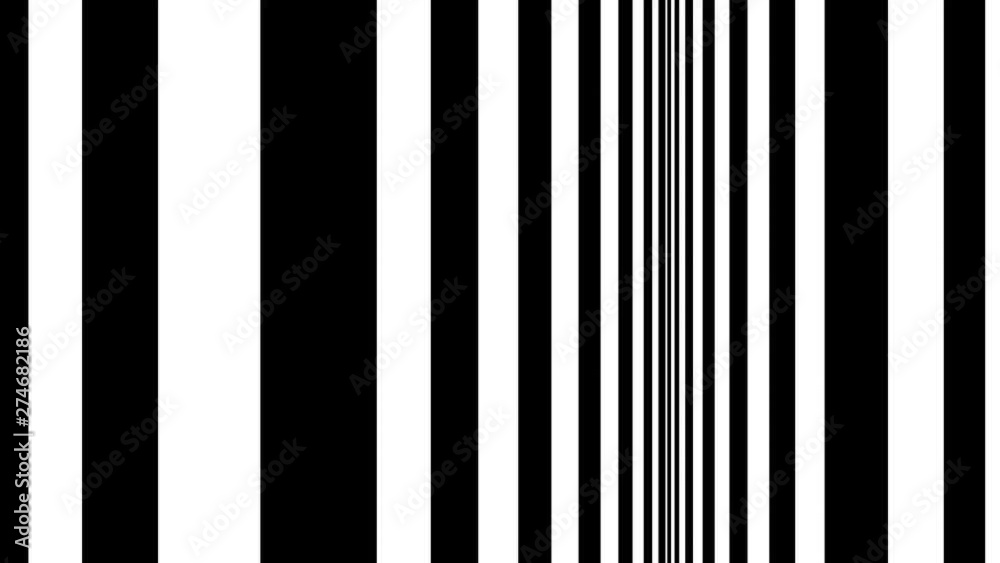 Moving inside of parallel vertical straight lines. Optical illusion ...