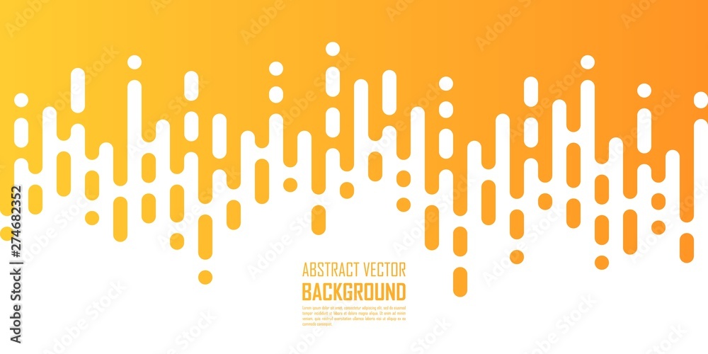 Rounded lines background. Yellow, gold abstract background. Stock ...