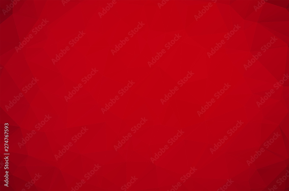 Red Low poly crystal background. Polygon design pattern. environment ...