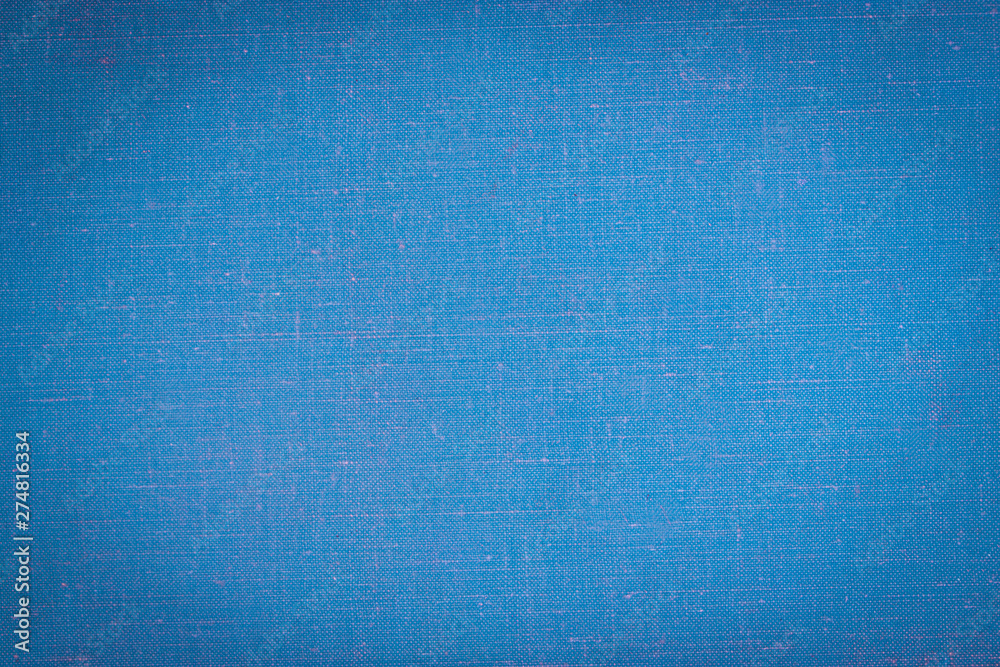 Vintage cloth book cover with a blue screen pattern and grunge ...
