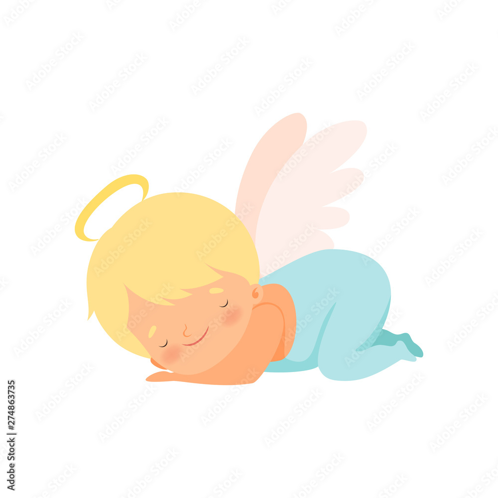 Little Boy Angel Cartoon