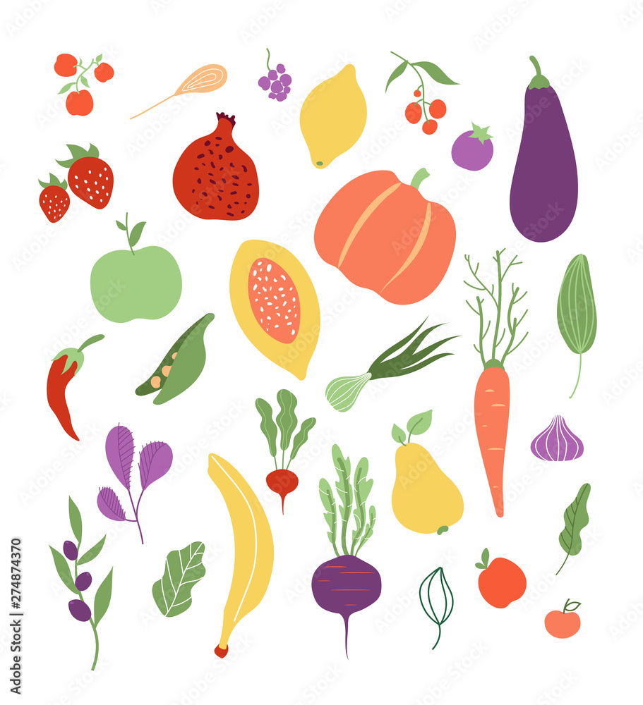 Clipart Fruit And Vegetables