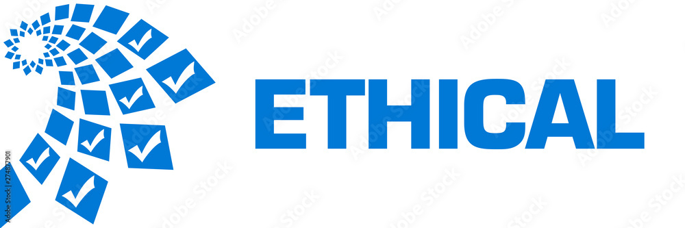 Ethical Blue Square Element Symbol Stock Illustration | Adobe Stock