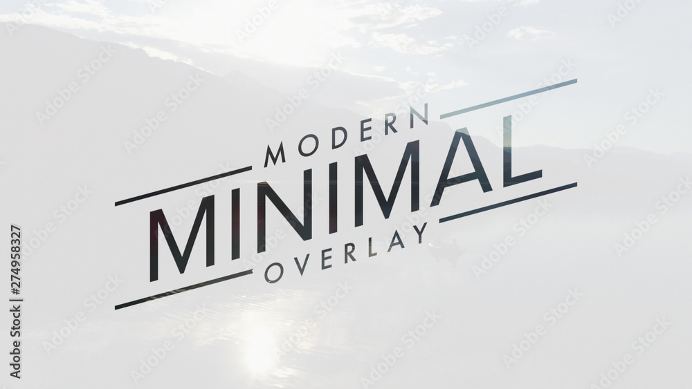Modern Minimal Overlay Stock Template | Adobe Stock