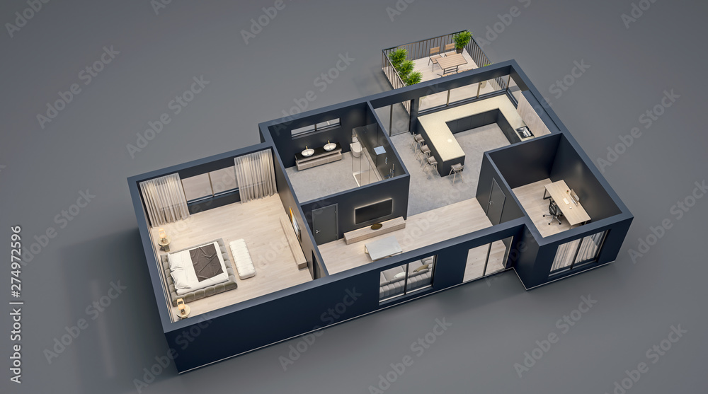 Modern Home Design With Floor Plan | Floor Roma