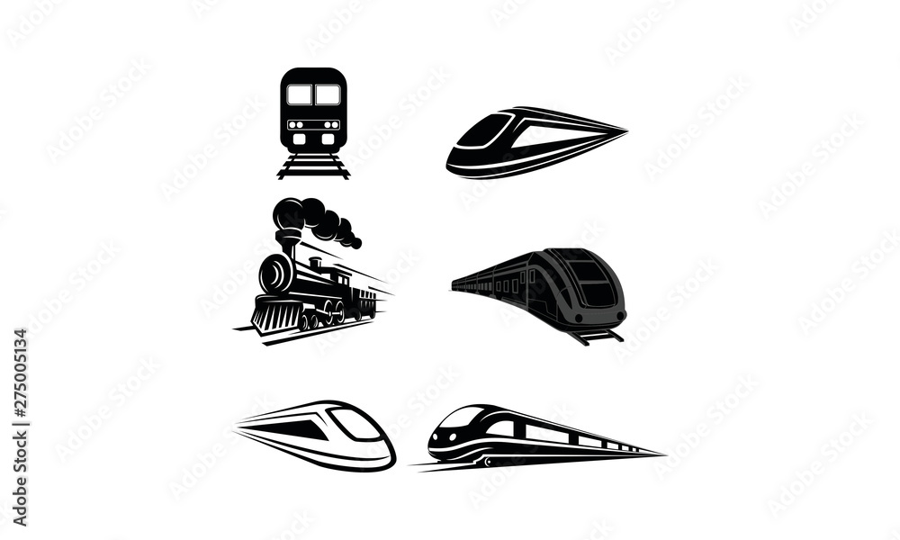 Train set template vector Stock Vector | Adobe Stock