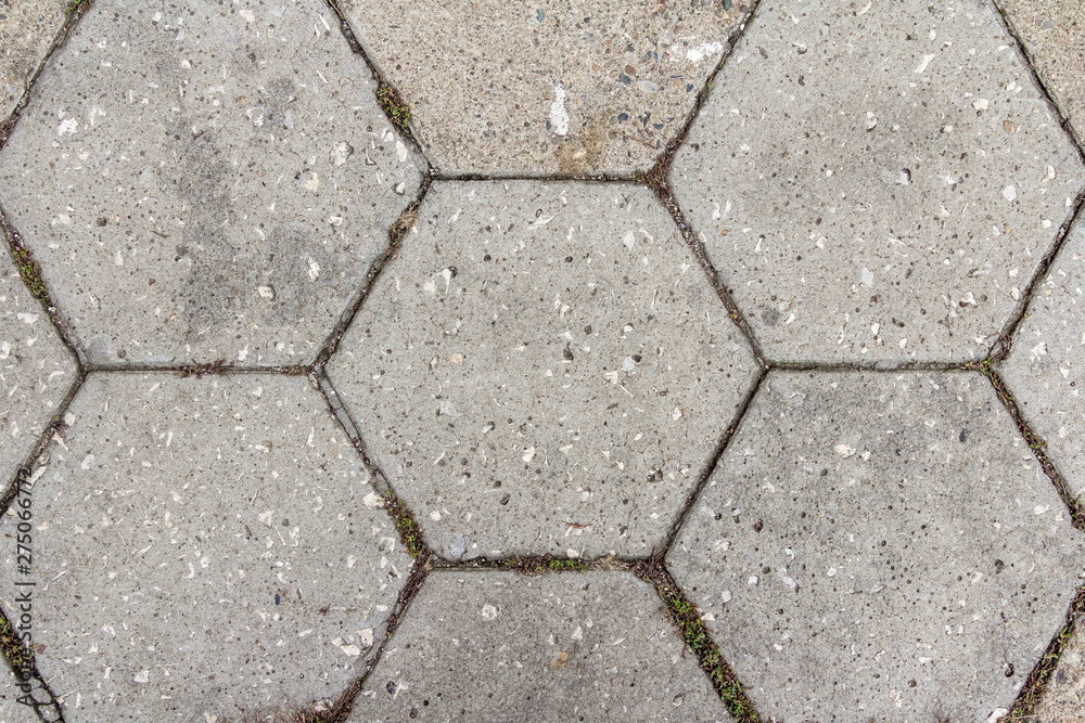 Concrete tile texture. City pavement background. Abstract stone brick ...