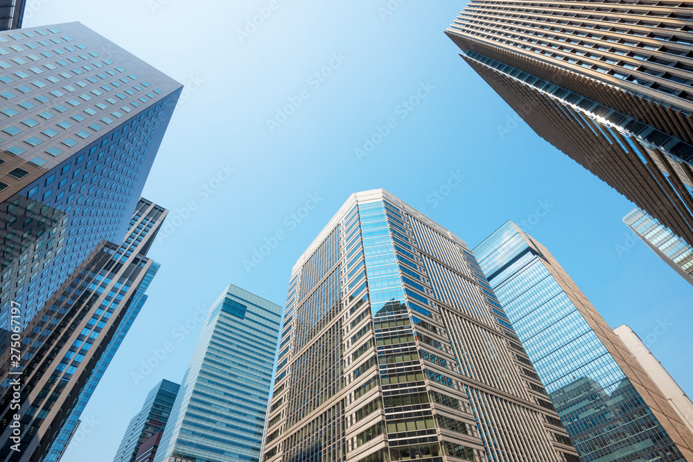 High-rise buildings - Marunouchi and Otemachi , Tokyo, Japan Stock ...