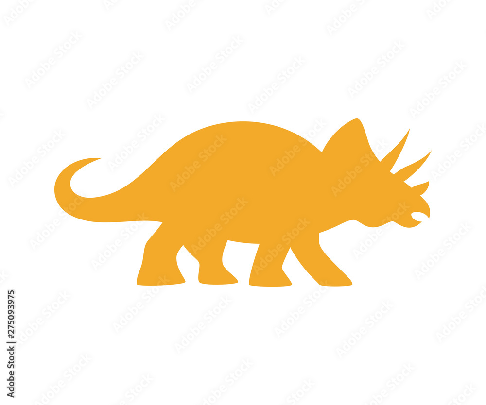 Triceratops Silhouette
