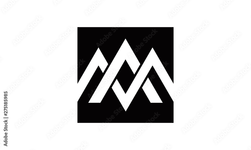 logo M&A letter abstract Stock Vector | Adobe Stock