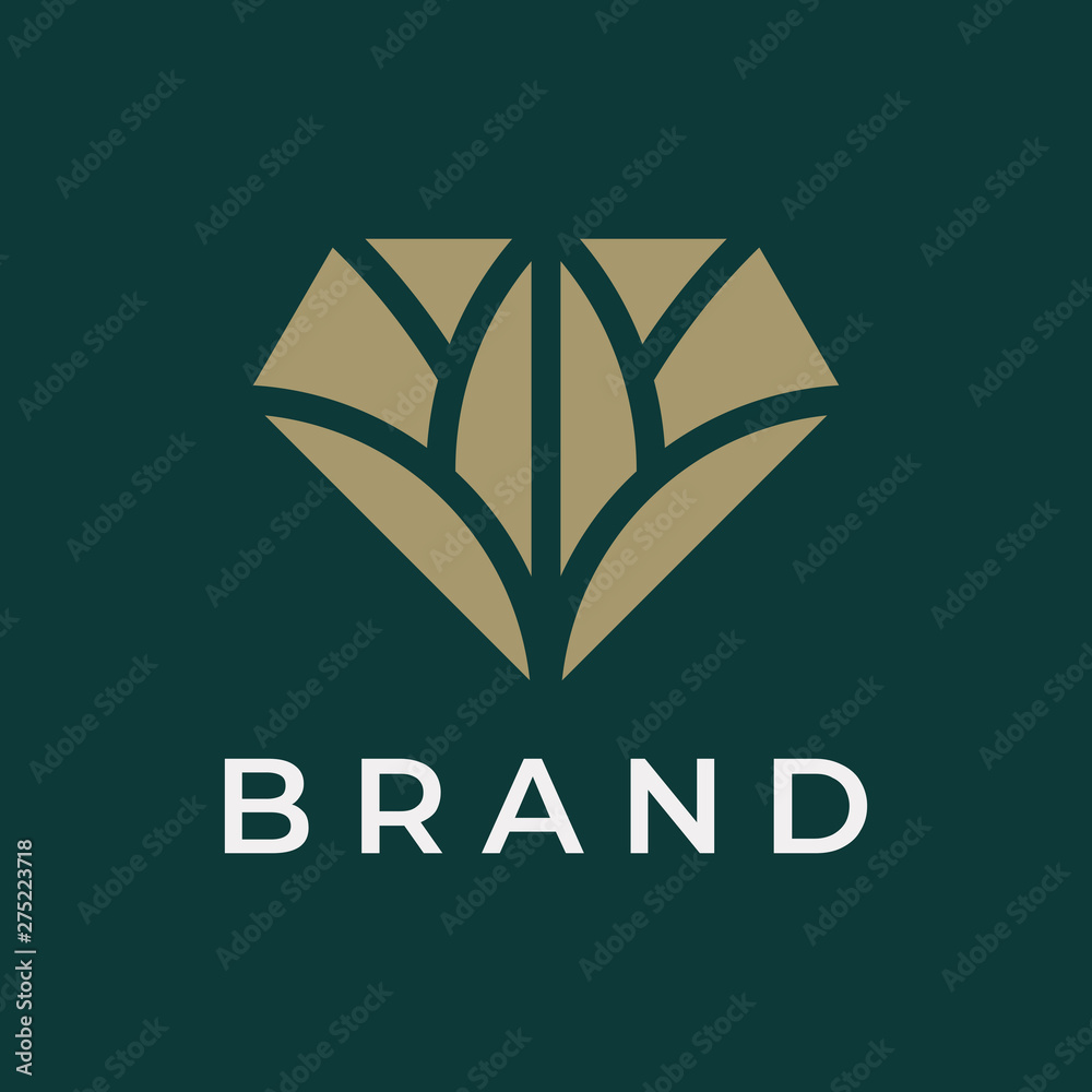 Diamond logo design concept. Universal diamond logo. Stock Vector ...