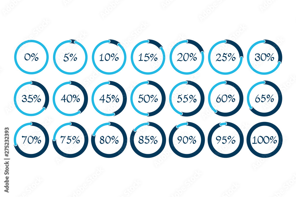 Percentage Vector Symbols 5 10 15 20 25 30 35 40 45 50 55 60 65 70 75
