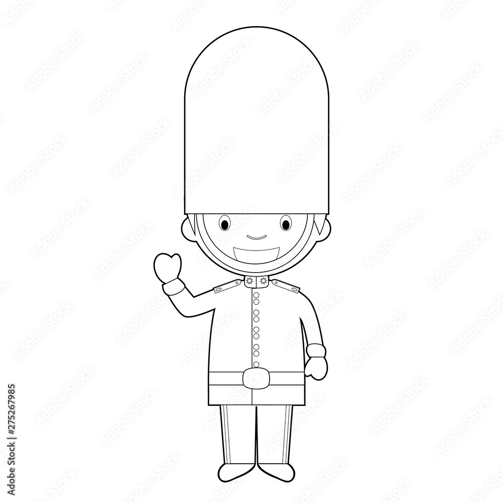 England Guards Drawing