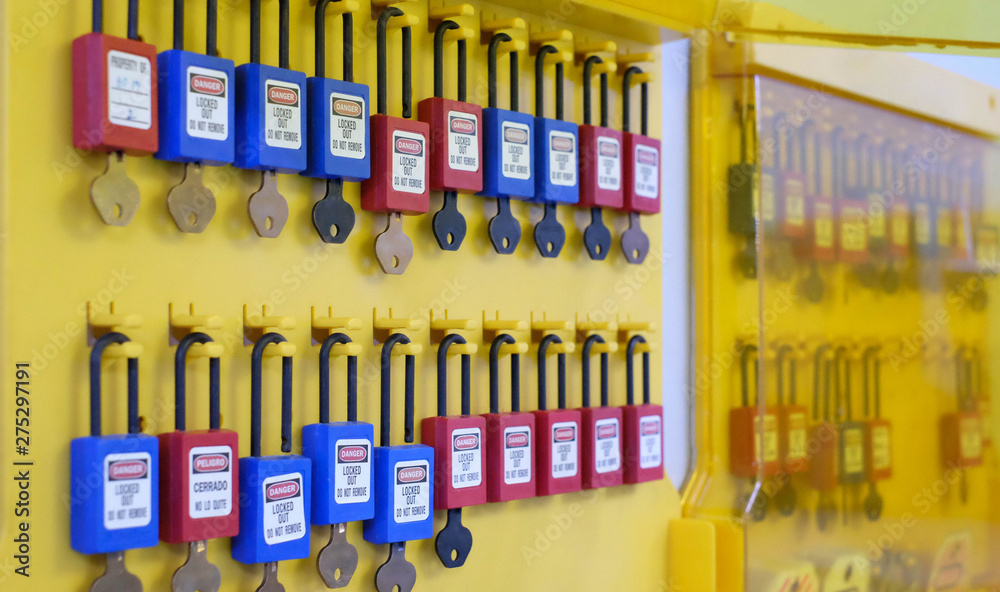 Lock out & Tag out, Lock out station, machine - specific Lock out ...