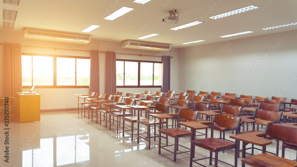 Modern University Classroom