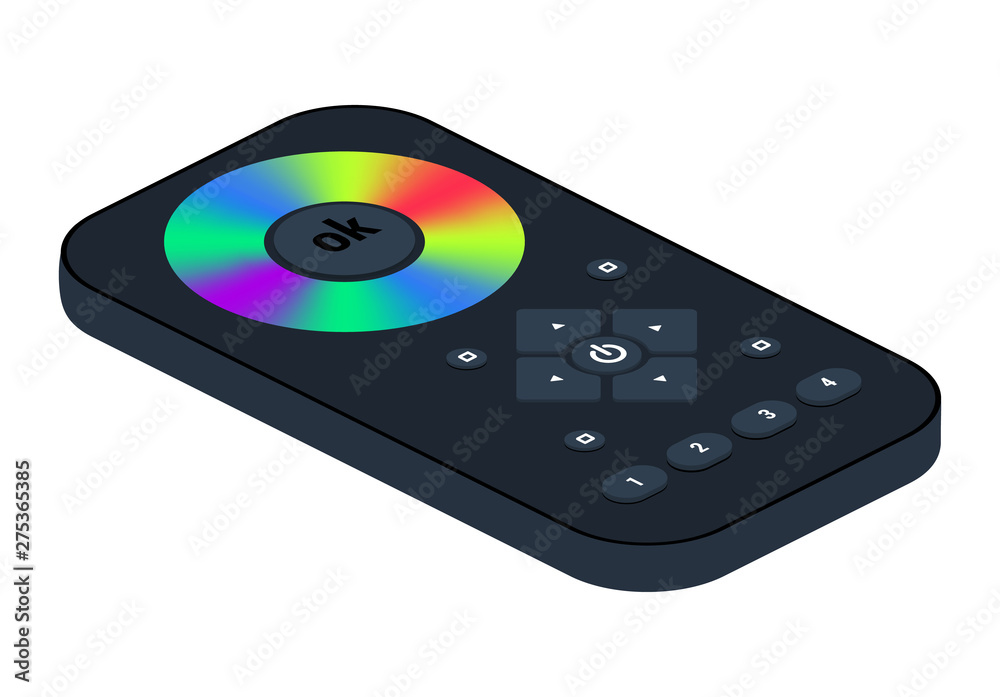 Remote control tv vector remoted controller television channel ...