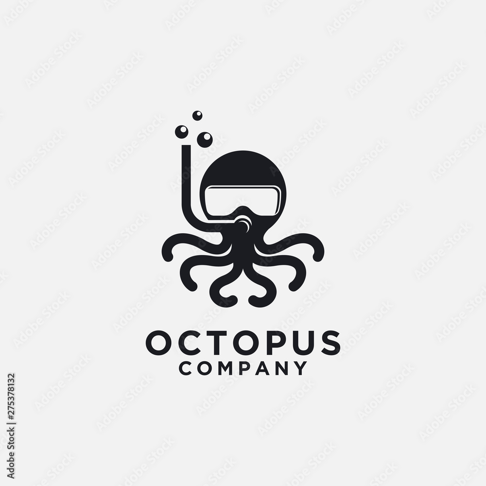 Simple Octopus Vector