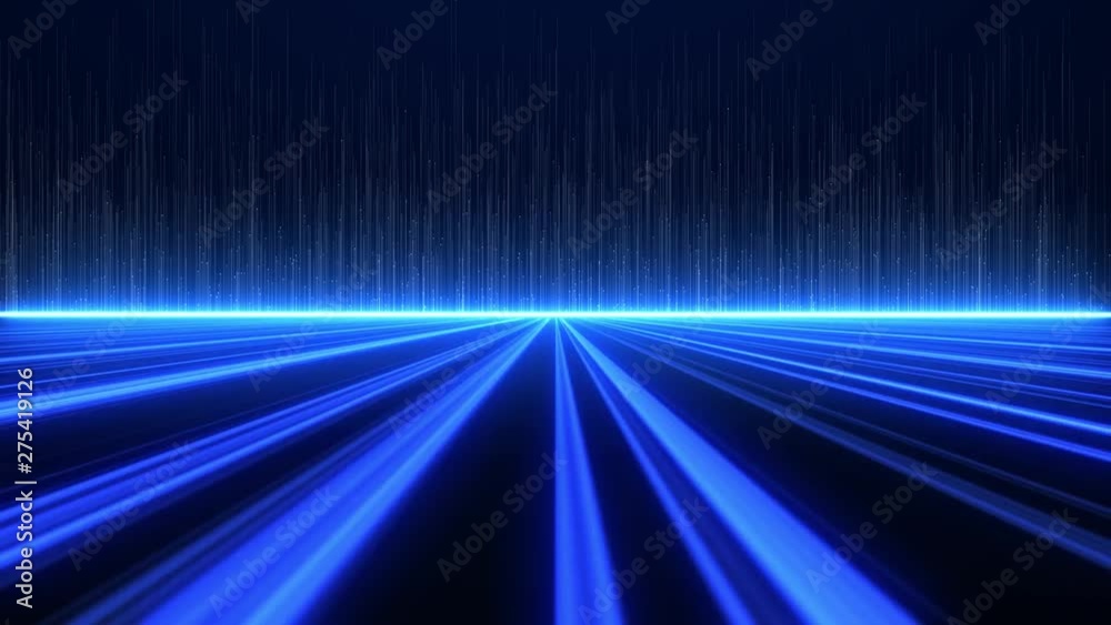 Beautiful lines in high-tech style of high-speed movement, coupled with ...