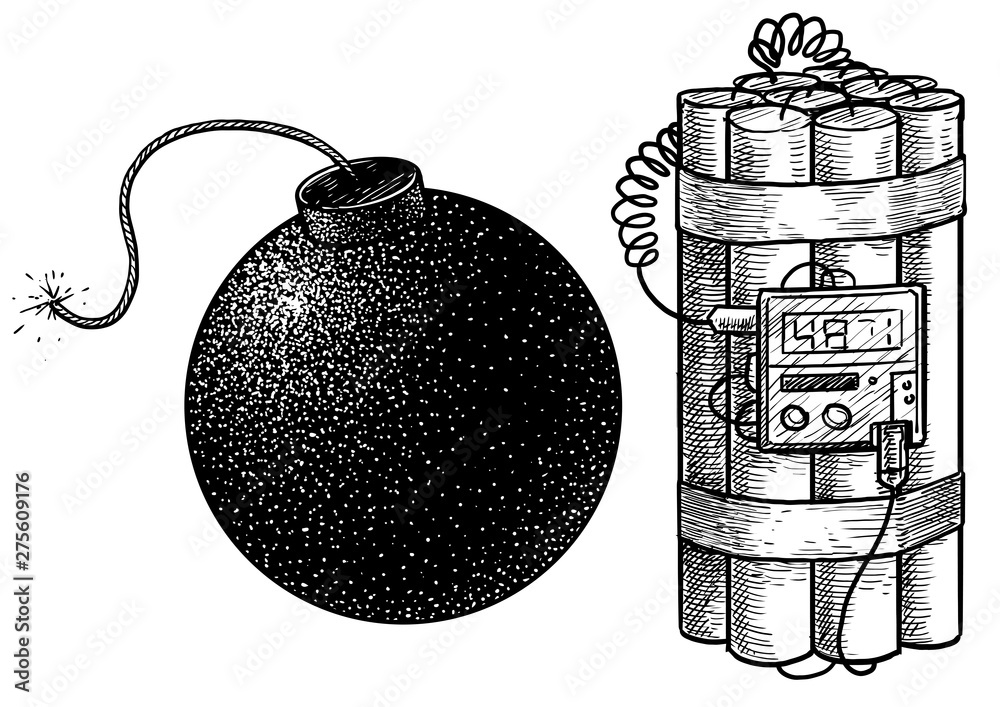 Time Bomb Drawing