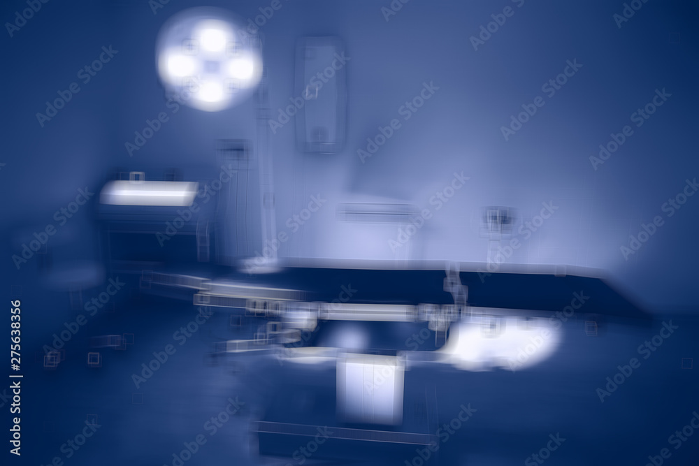 morgue blurred background / concept medicine, background in modern ...