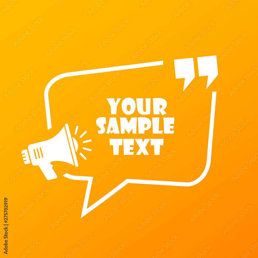 Sample text frame design Stock Vector | Adobe Stock